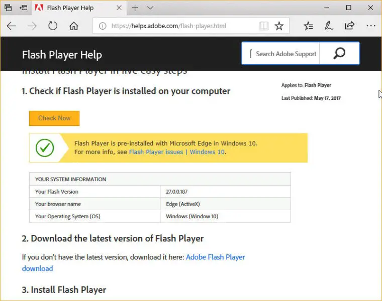 Download Latest Adobe Flash Player Offline Installers For All Operating ...