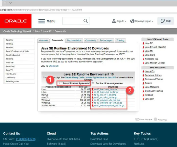 Download Java 10 Offline Installers For All Operating Systems