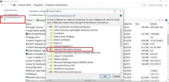 5 Ways To Check Installed Version of IIS in Windows