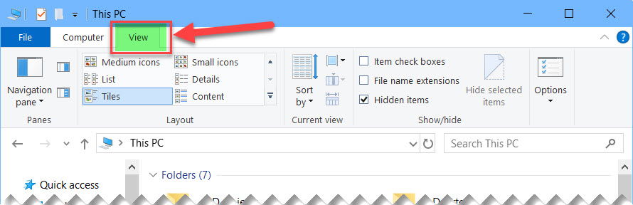 5 Ways To Show/Hide File Extensions In Windows 10