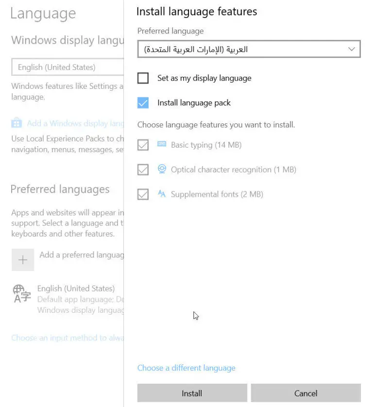 How To Change The Display Language In Windows 10