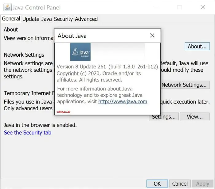 Download And Install Java 8 Update 261