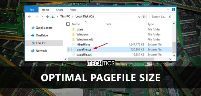 How To Determine And Set Optimal Pagefile Size In Windows 10