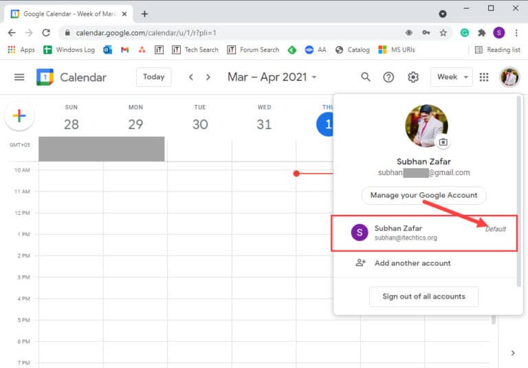 How To Change Default Google Account On Desktop And Mobile