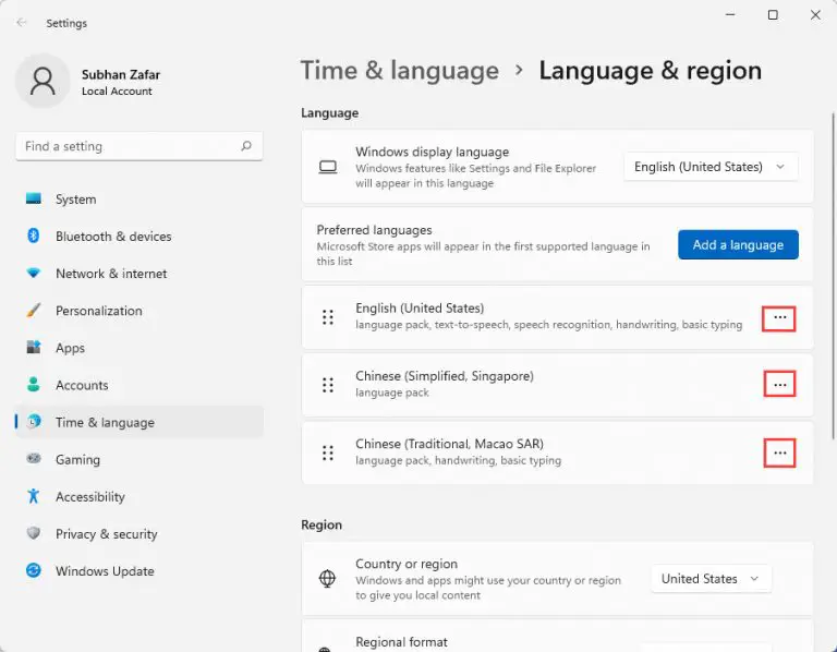 How To Change Display Language In Windows 11