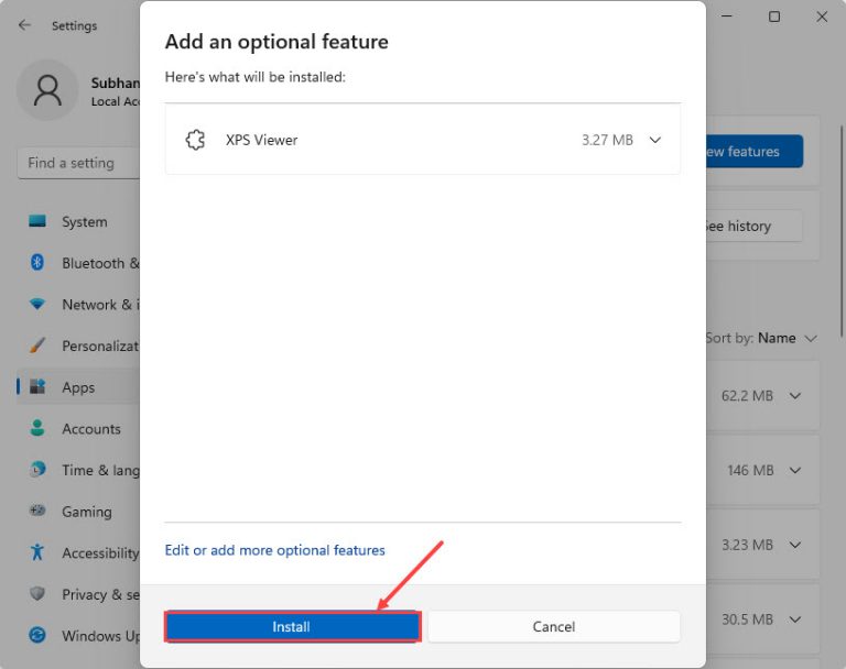 How To Enable XPS Viewer On Windows 11/10