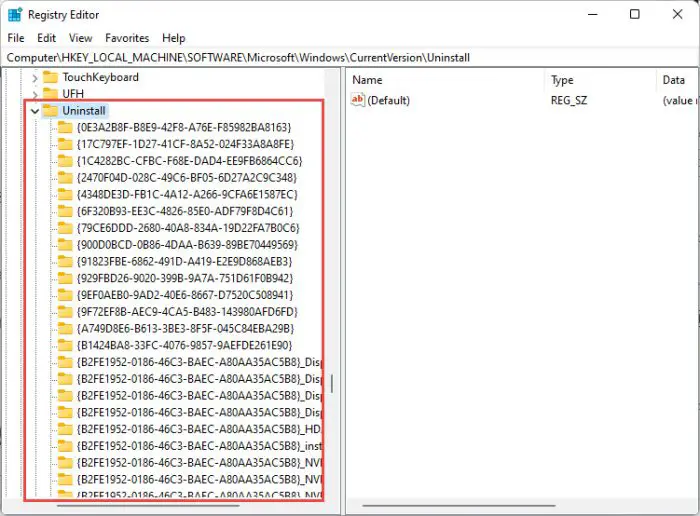 How To Uninstall Programs Using Windows Registry