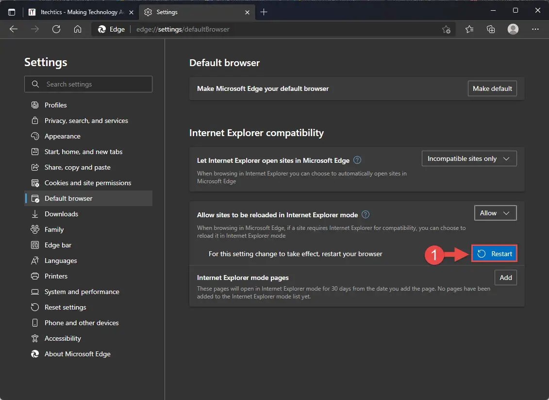 How To Enable And Use IE/Compatibility Mode On Microsoft Edge