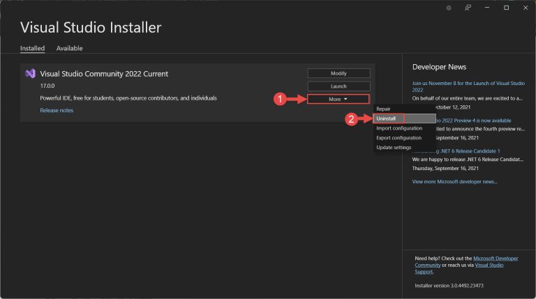 Download And Install Visual Studio 2022