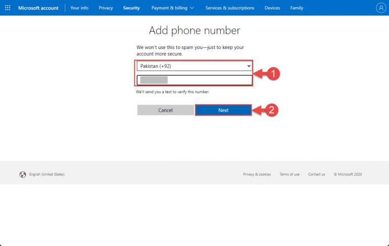 How To Turn On Two-Factor Authentication On Microsoft Account