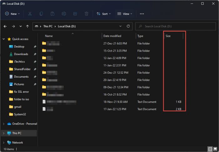 How To Show Folder Size In Windows