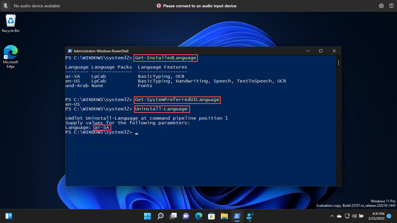 How To Add Language Pack In Windows 11 Using Powershell 