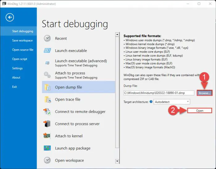 How To Open And Analyze Crash Memory Dump Files In Windows