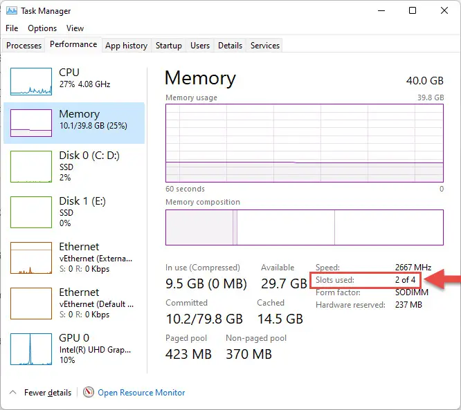 6 Ways To Check Available RAM Slots On Laptop Motherboard