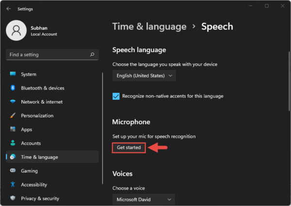 How To Set Up Voice Typing In Windows 11/10