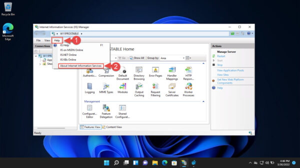 How To Install Internet Information Services (IIS) On Windows