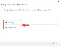 Fix Software Problems Using "Program Install And Uninstall" Troubleshooter