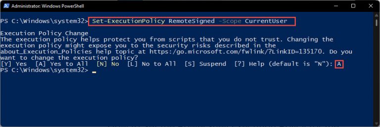 How To Enable Script Execution In Windows PowerShell