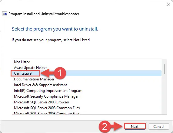 Fix Software Problems Using "Program Install And Uninstall" Troubleshooter