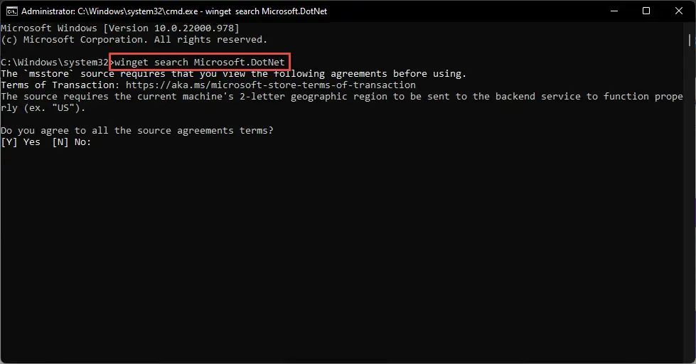 Install Any .NET Version Using Command Line