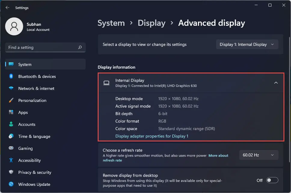 6 Ways To Find Graphics Card (GPU) Information In Windows 11/10