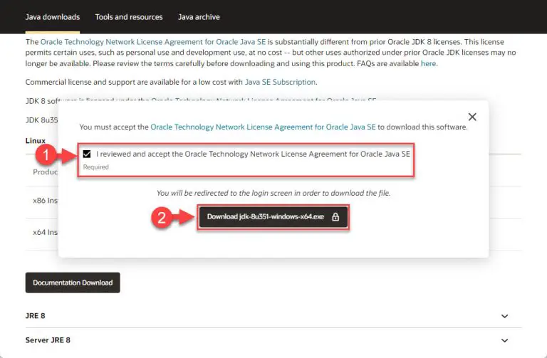 Download Java 8 Update 351 (Offline Installers)