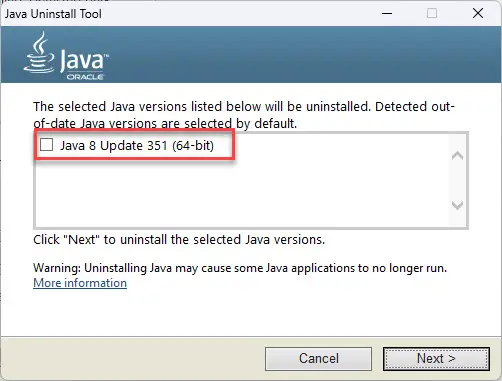 Download Java 8 Update 351 (Offline Installers)