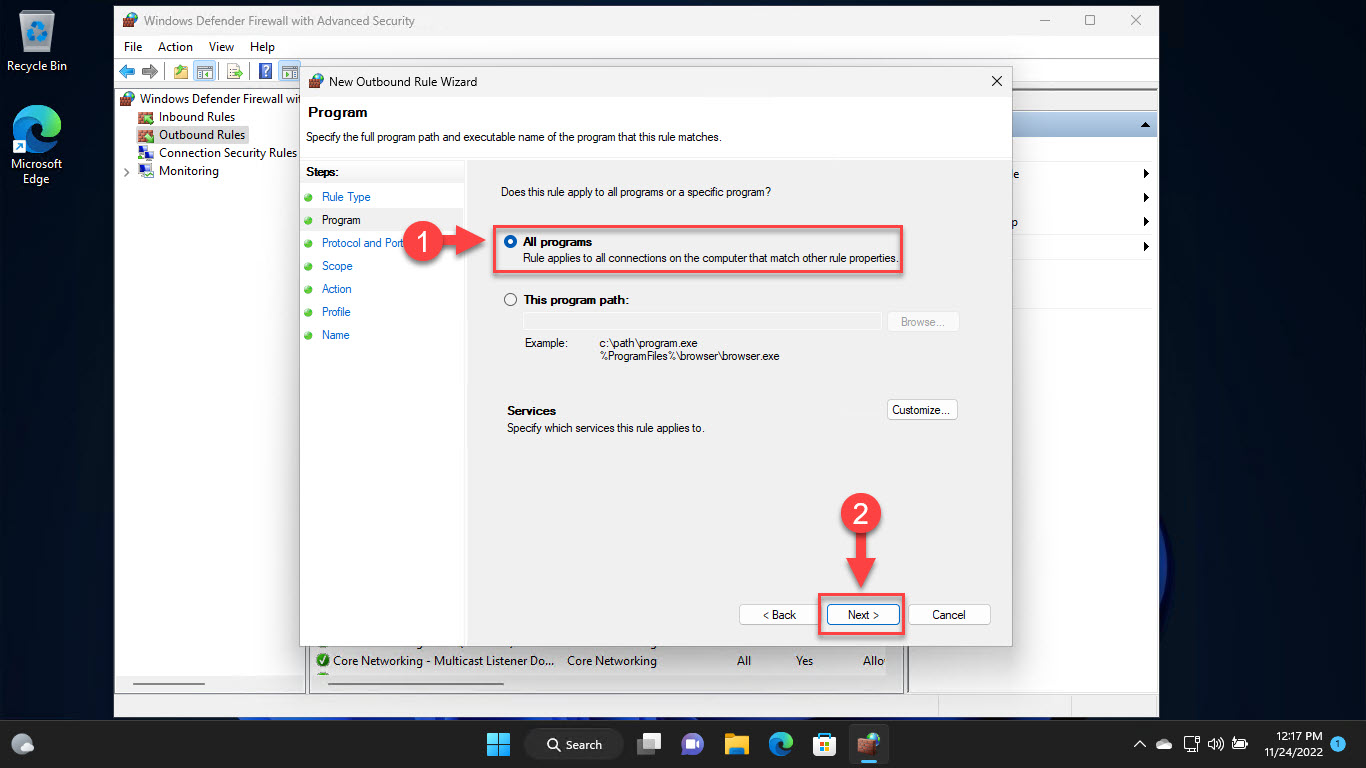 How To Block Or Allow Websites Ips Apps And Ports Using Windows Firewall And Powershell