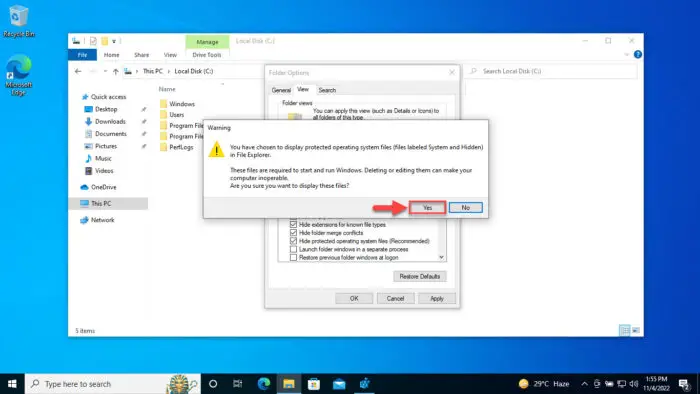 How To Show Hidden And Protected Files And Folders In Windows 11/10