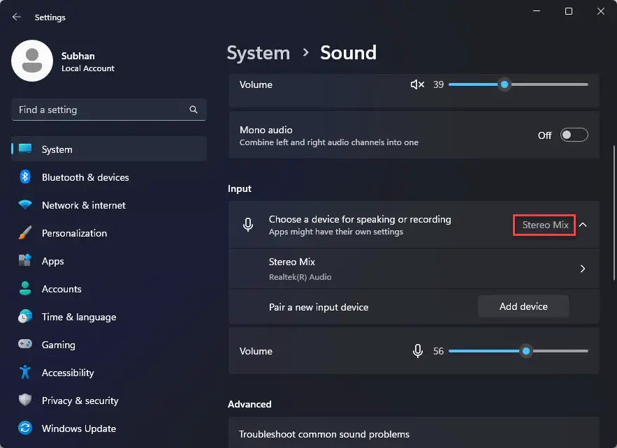 Fix Missing Or Disable Realtek Stereo Mix In Windows 11/10
