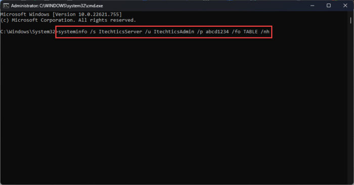 How To Get System Information Using Systeminfo And Msinfo32 Tools