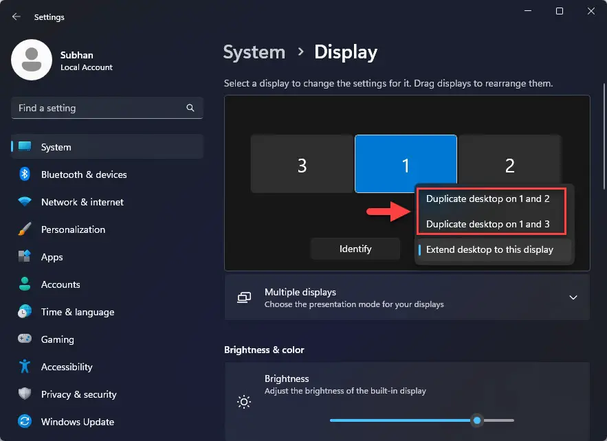How To Duplicate Or Extend Screen On Windows 11/10