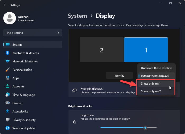 How To Disconnect 2nd And 3rd Monitor Without Unplugging On Windows 10/11