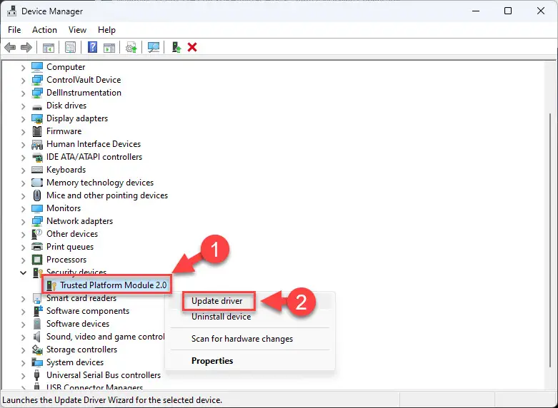 How To Fix TPM Device Not Detected Error On Windows