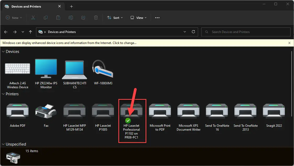 3 Ways To Set Default Printer In Windows 11/10