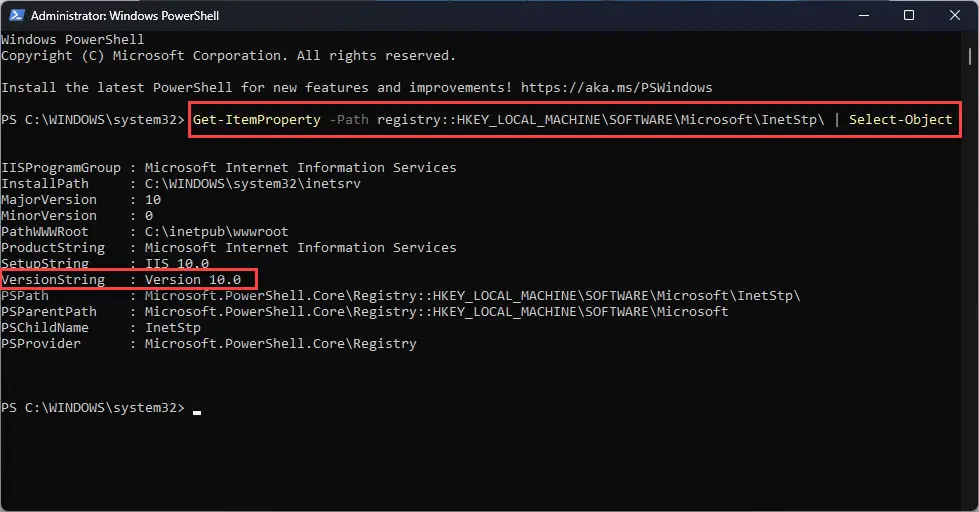 5 Ways To Check Installed Version Of IIS In Windows