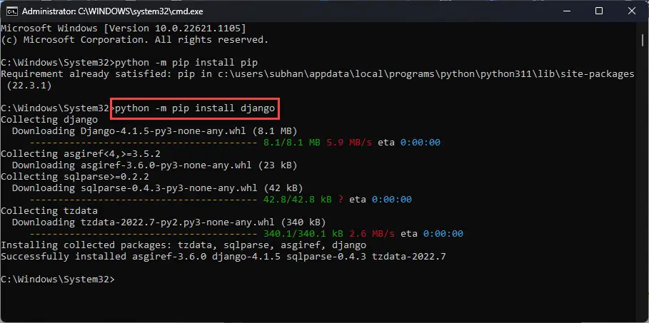 How To Fix "Pip Is Not Recognized As An Internal Or External Command" In Windows
