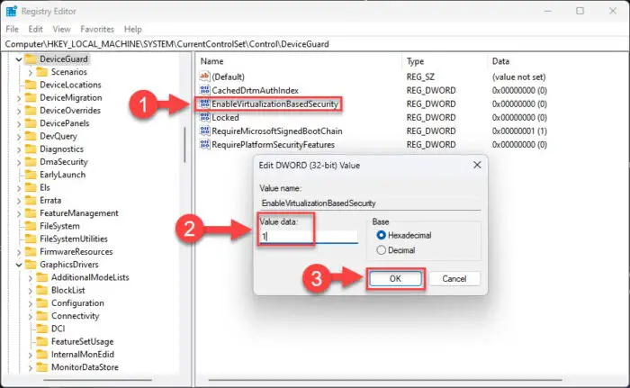 How To Enable Or Disable Windows Defender Credential Guard In Windows 11/10