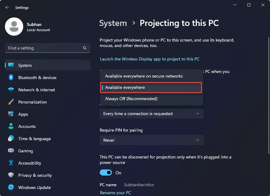 What Is Wireless Display In Windows And How To Project/Cast Your Screen