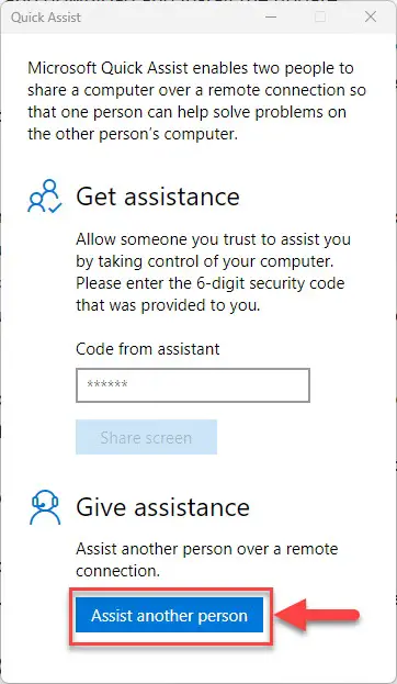 How To Use Microsoft Quick Assist In Windows 10/11 For Remote Desktop ...