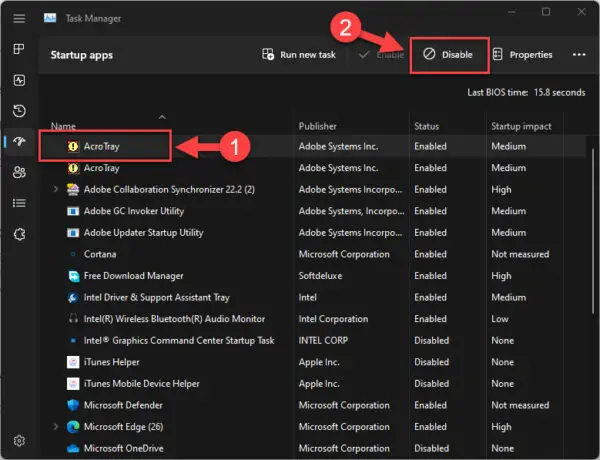 What Is AcroTray And How To Disable It