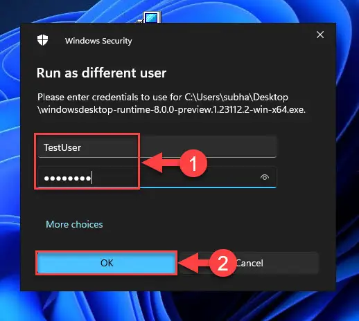6 Ways To Run App/Program As Different User (RunAs) In Windows 11/10