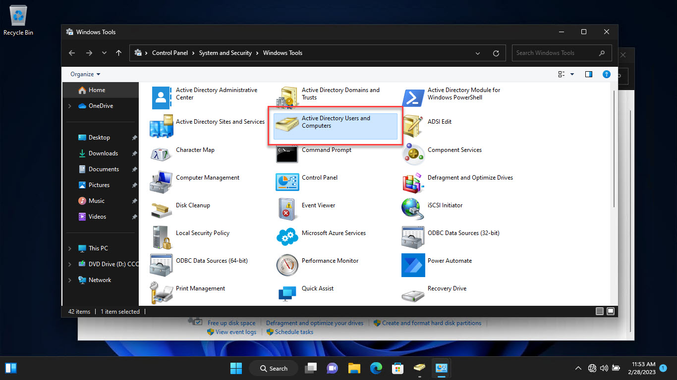 How To Install & Use Active Directory Users And Computers (DSA.msc) Snap-In On Windows 11/10