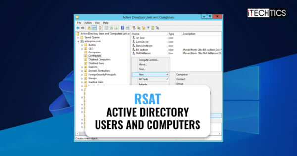 How To Install & Use Active Directory Users And Computers (DSA.msc ...