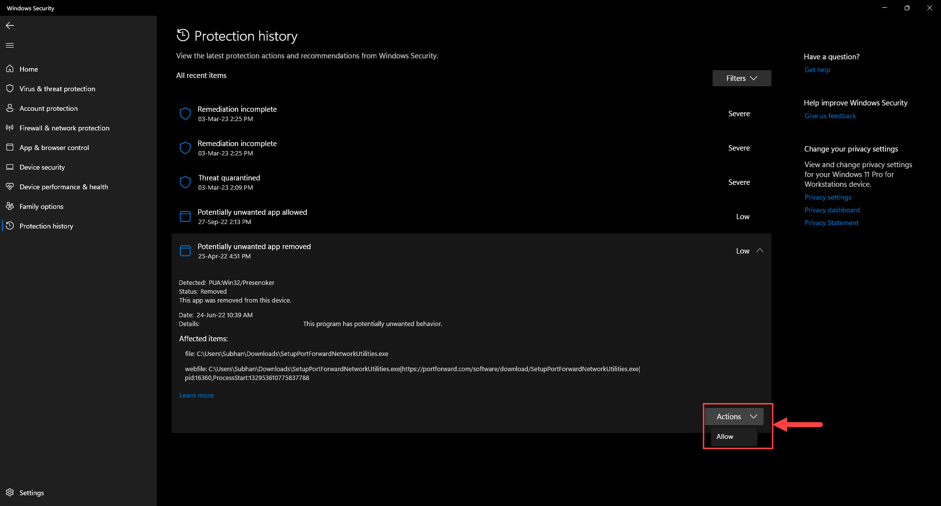 2 Ways To Restore, Recover Quarantined Files In Microsoft Defender