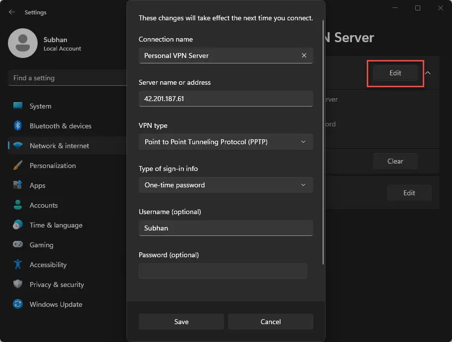 How To Set Up A VPN Connection In Windows 11