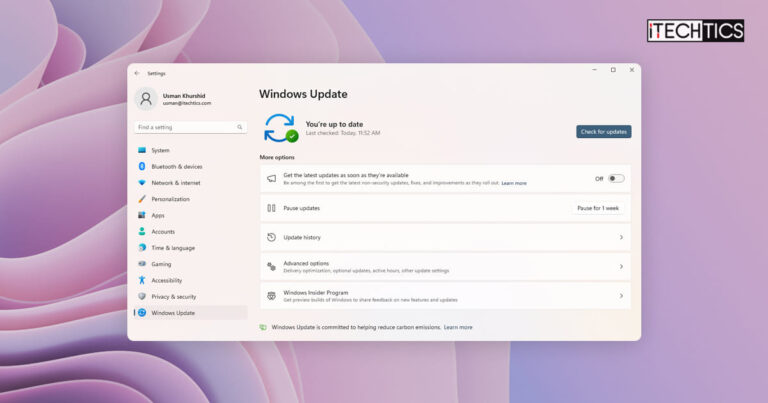 Enable "Get The Latest Updates As Soon As They're Available" In Windows 11