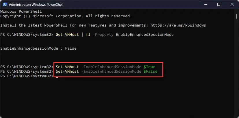 How To Enable Disable Enhanced Session Mode In Hyper V