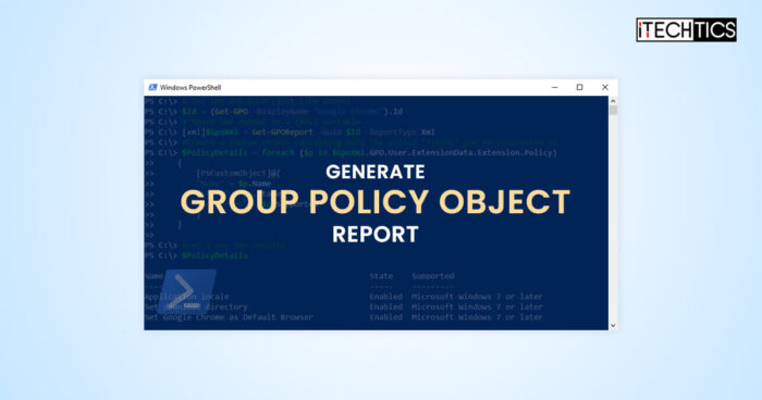 How To Generate Group Policy Object (GPO) Reports Using PowerShell - A Detailed Guide