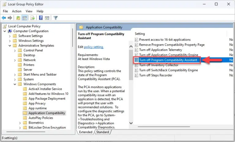 4 Ways To Disable Program Compatibility Assistant And Fix This App Can